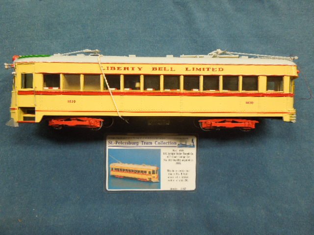 St. Petersburg O Scale Trolley Car Model, O Scale
