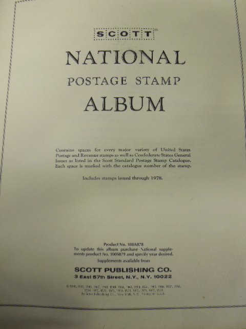 Scott National Postage Stamp Album