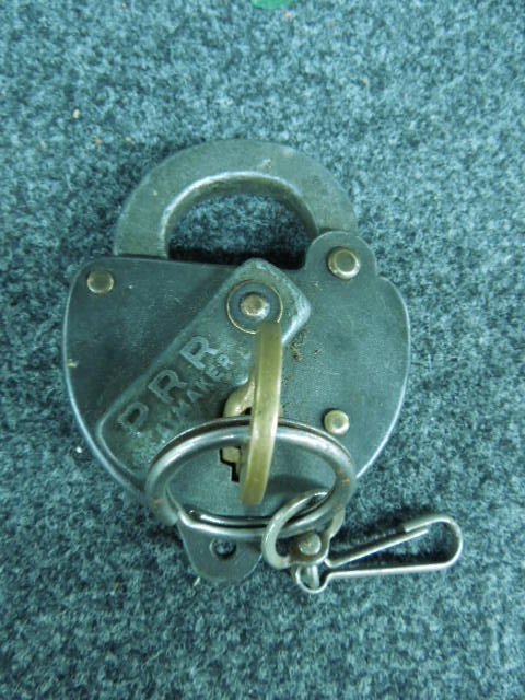 PRR Railroad Switch Lock With Brass Key - Jun 10, 2015 | B.S. Slosberg ...