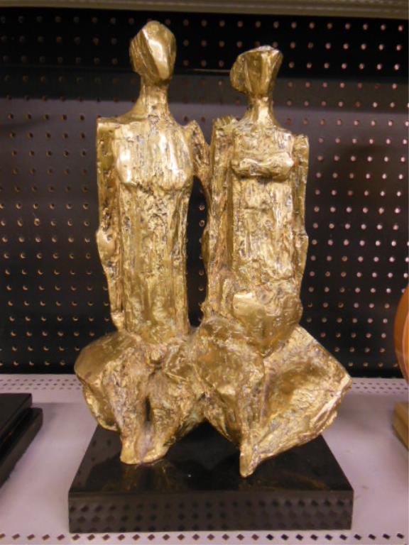 Jean Pierre Malaussena Jeaune Couple Sculpture