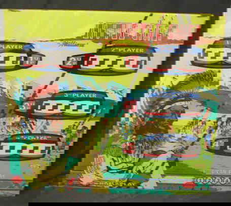 1975 "little Chief" Pinball Machine Back Plate