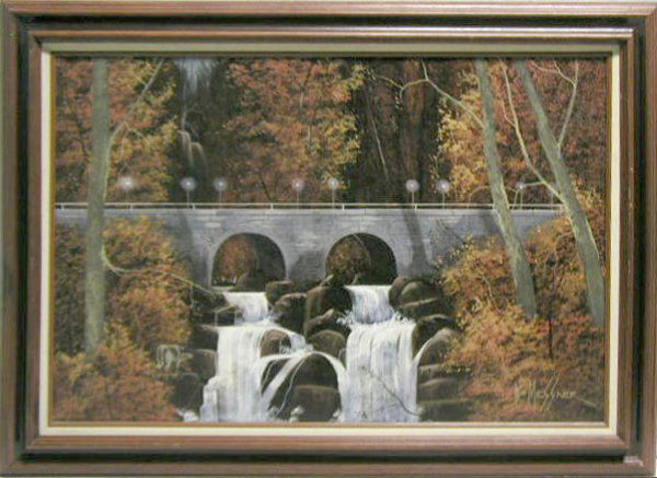 W.E.Messner oil on canvas, wooded landscape - Dec 19, 2005 | B.S ...