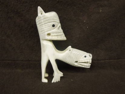 Greenland Carved Ivory Tupilak