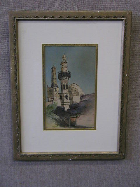 3013: Alfred Elsen Signed Watercolor