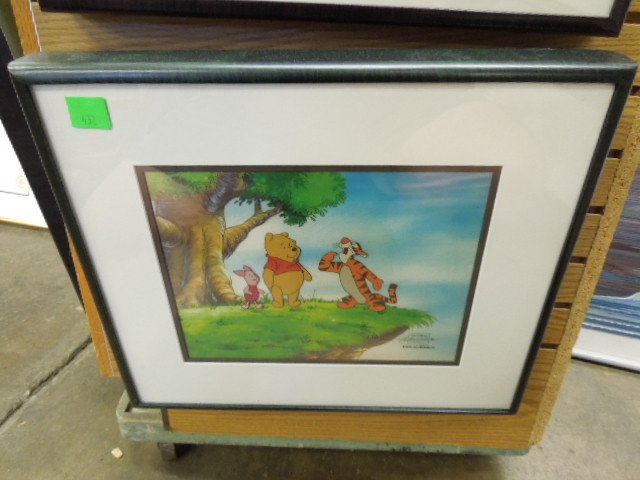Framed Disney Original Pooh Cel - Oct 09, 2016 | B.S. Slosberg, Inc ...