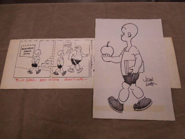 John Liney Henry Comic Strip Art