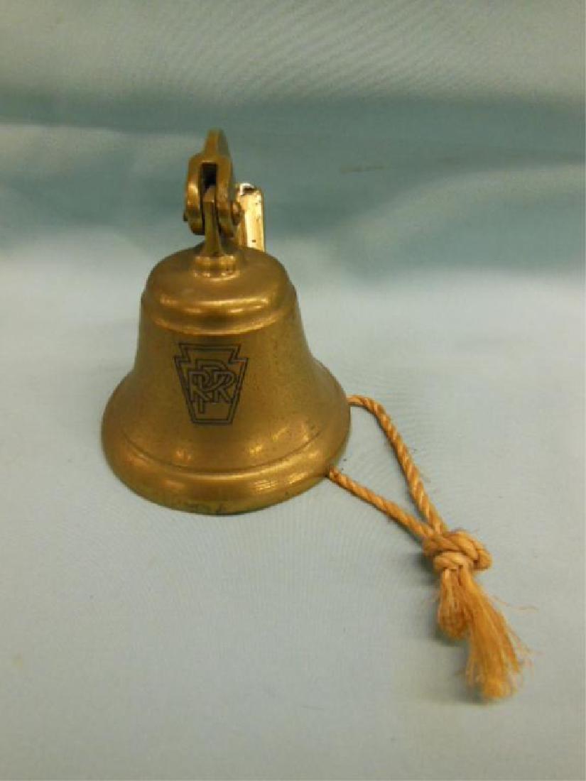 PRR Rail Post Bell Brass