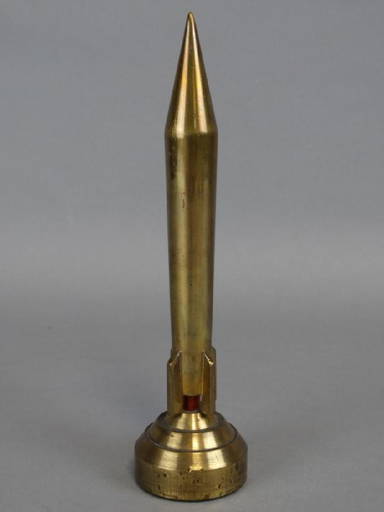 Soviet Brass Rocket Model