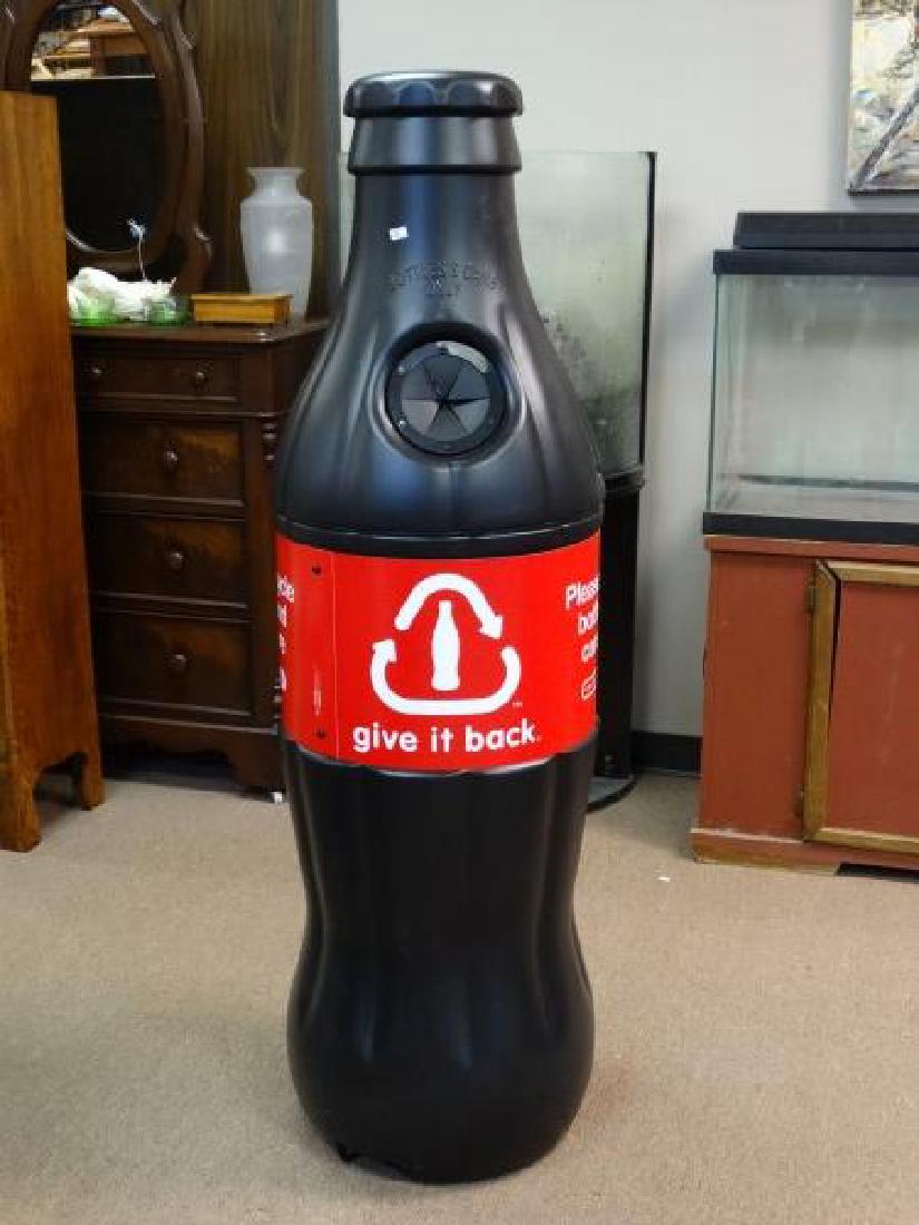 Large Coca-Cola Bottle Recycling Container
