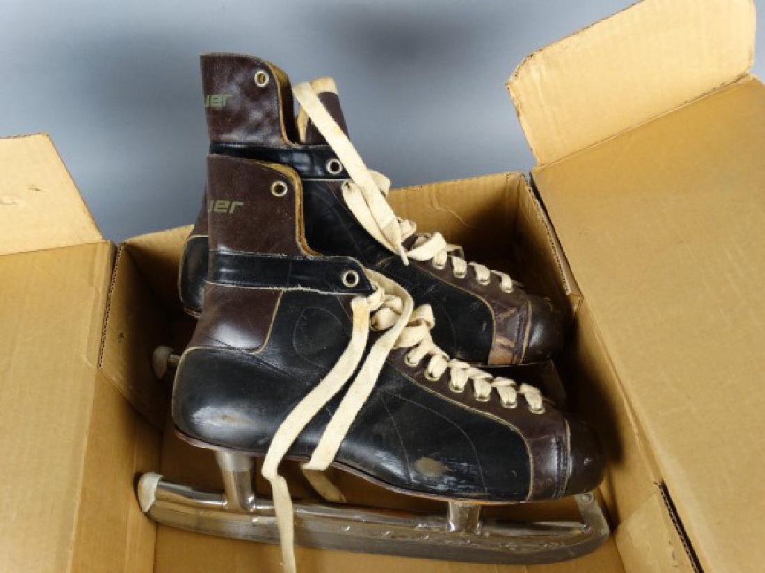 Pair of Vintage Bauer Silver Arrow Skates w/ Box