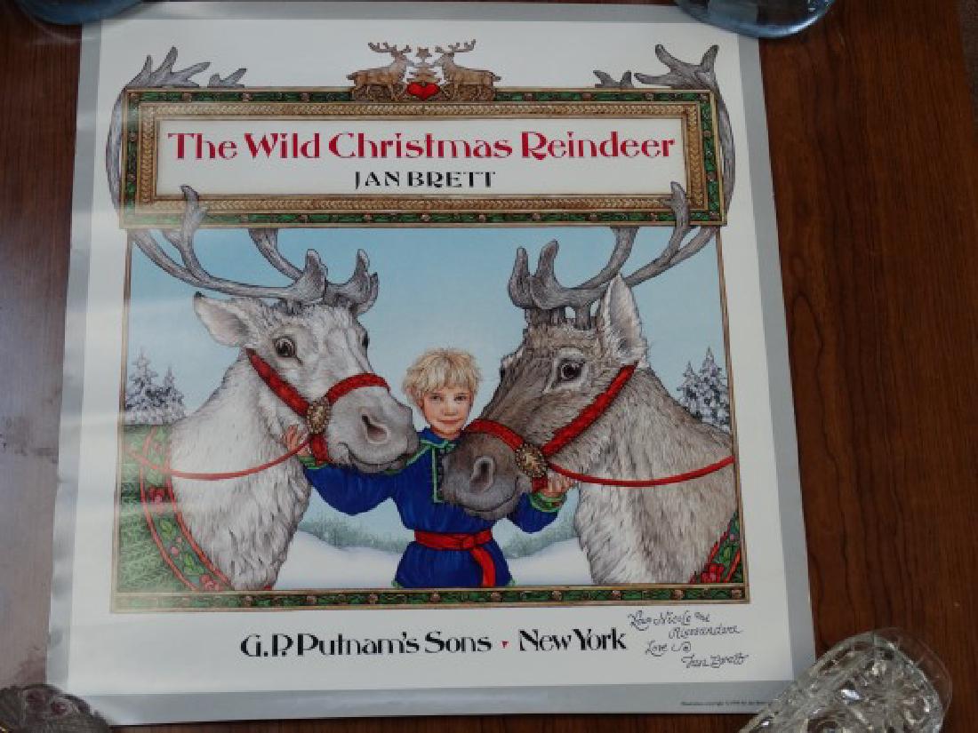 Jan Brett Signed Poster