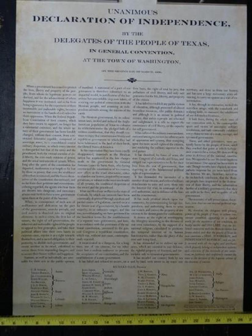 Texas Declaration Of Independence From Mexico