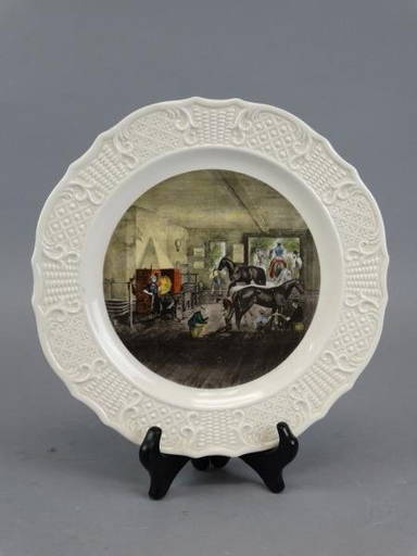 Delano Studios Currier & Ives Plate