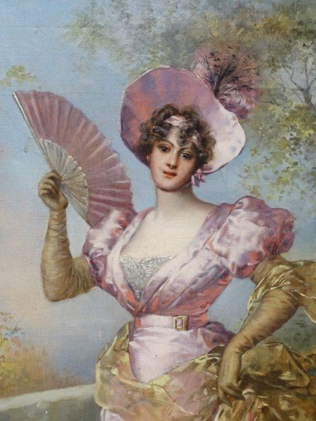 HENRI RENAUD - FRENCH (!9th Century) Painting : Lot 130