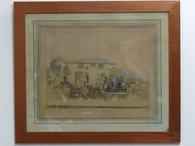 Charles Hunt Engraving : A View On The Highgate Rd