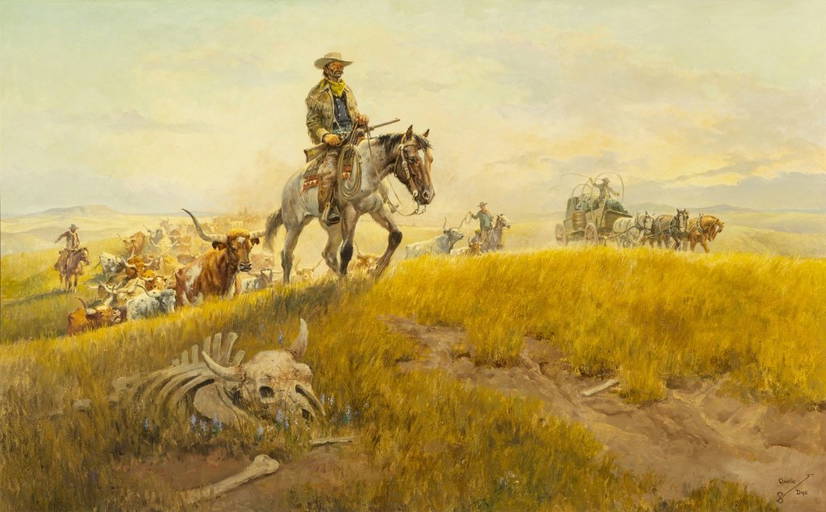 Charlie Dye (1906 1972) Sea Of Grass, 1965