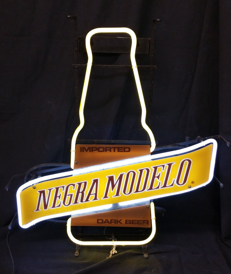 NEGRA MODELO Neon Beer Sign - NOS - Pristine