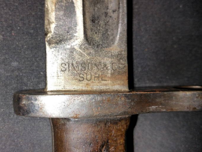 Ww1 Simson & Co. Suhl Bayonet
