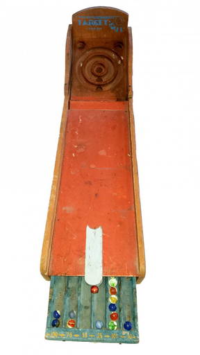 Vintage Wooden Target Ball Game By Rich Toys