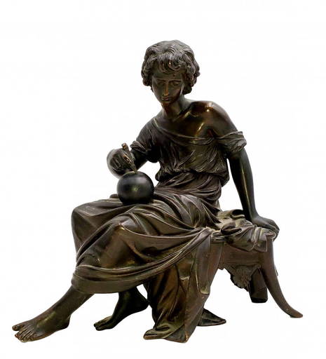 Archimedes Cast Broze Clock Topper