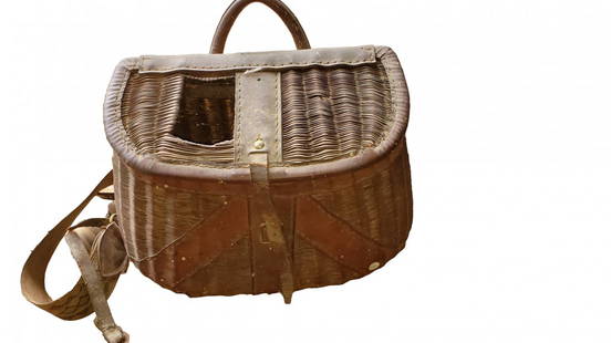 Vintage Antique Fishing Creel