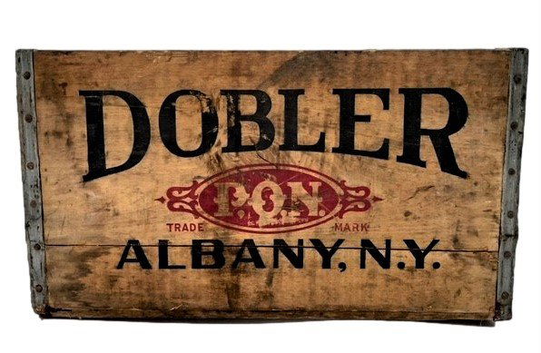 Dobler P.o.n. Albany, N.y. Wood Beer Crate