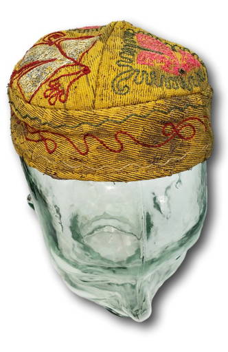 Early 20th Century Traditional Bulgarian Embroidered Cap