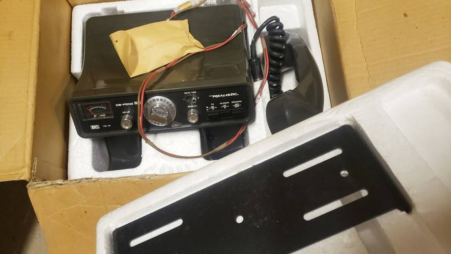 Vintage Realistic Cb Fone 23 Trc 56 Citizens Band Transceiver