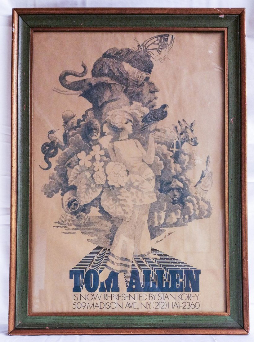 THOMAS B. ALLEN BROADSIDE CIRCA 1960'S