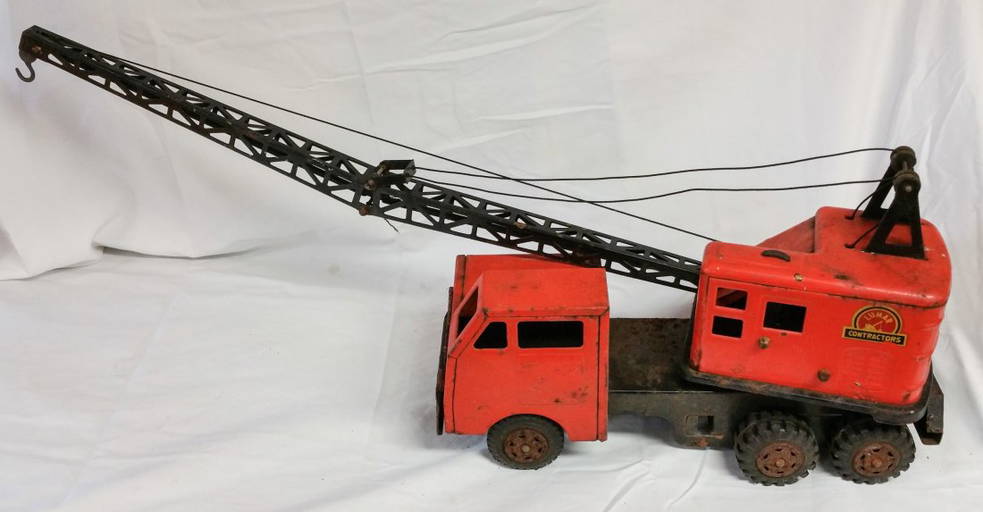 Vintage Marx Lumar Steel Toy Crane