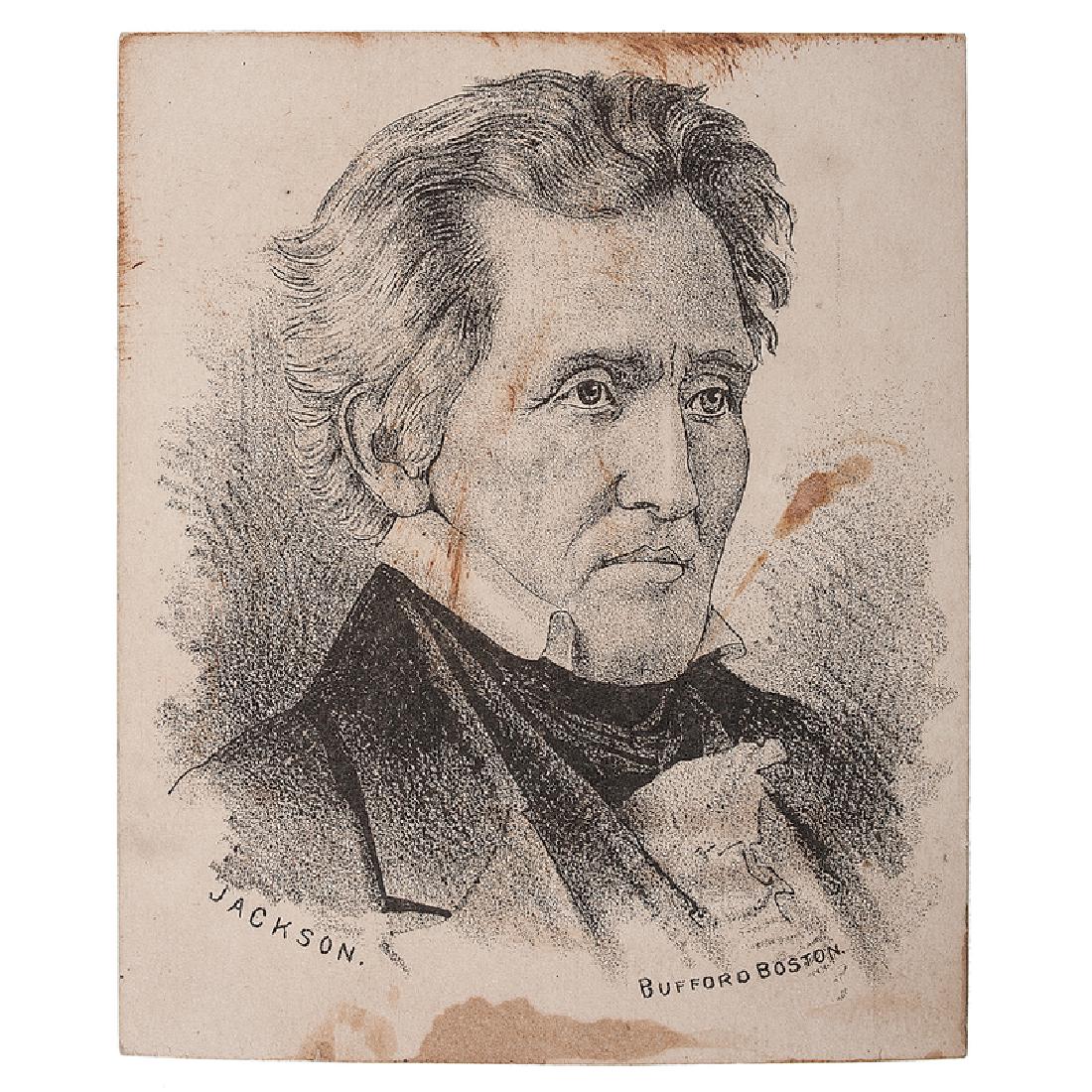Andrew Jackson, Personally-Presented Souvenir Card and