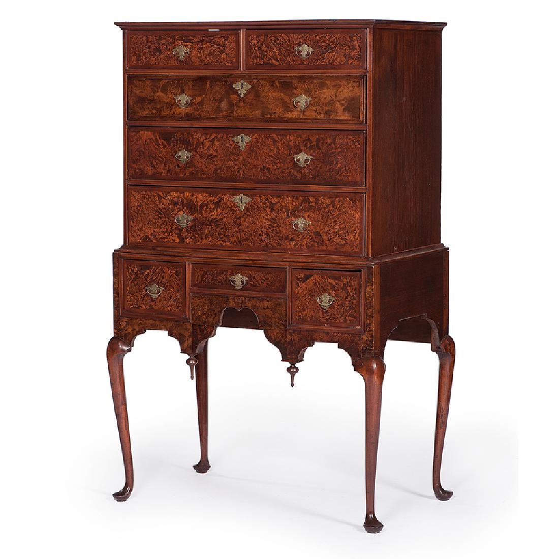Fine Queen Anne Chest on Frame