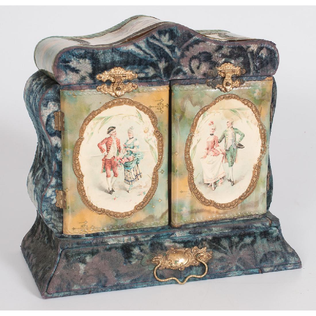 Victorian Vanity Box with Contents