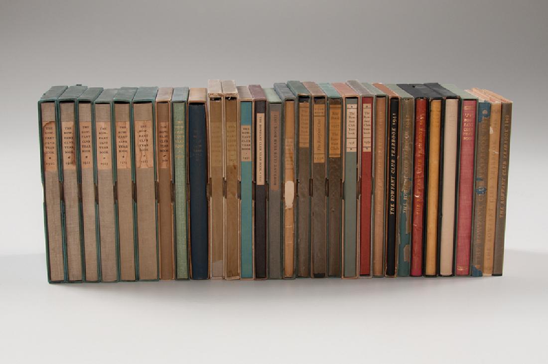 Rowfant Club Yearbooks, Complete 1920-1949