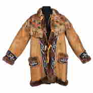 Inuit Beaded Moose Hide & Velvet Jacket - Mar 08, 2015 | Schwenke ...