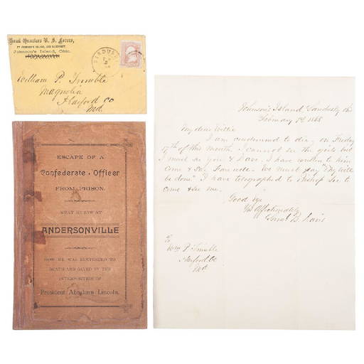 Lieutenant Samuel Boyer Davis, Johnson's Island Pow,