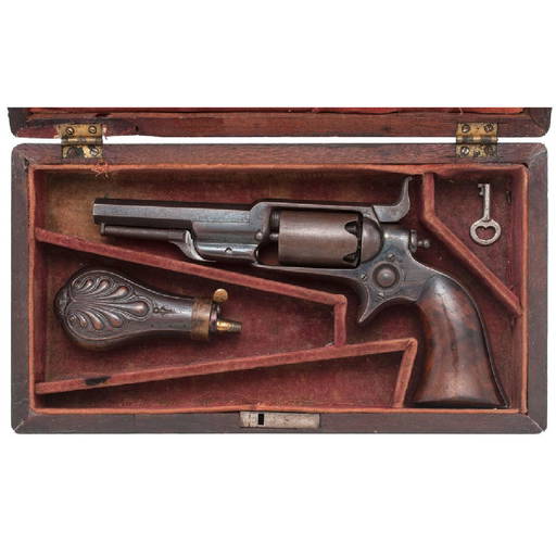 Cased Colt Root Model 2 Percussion Revolver