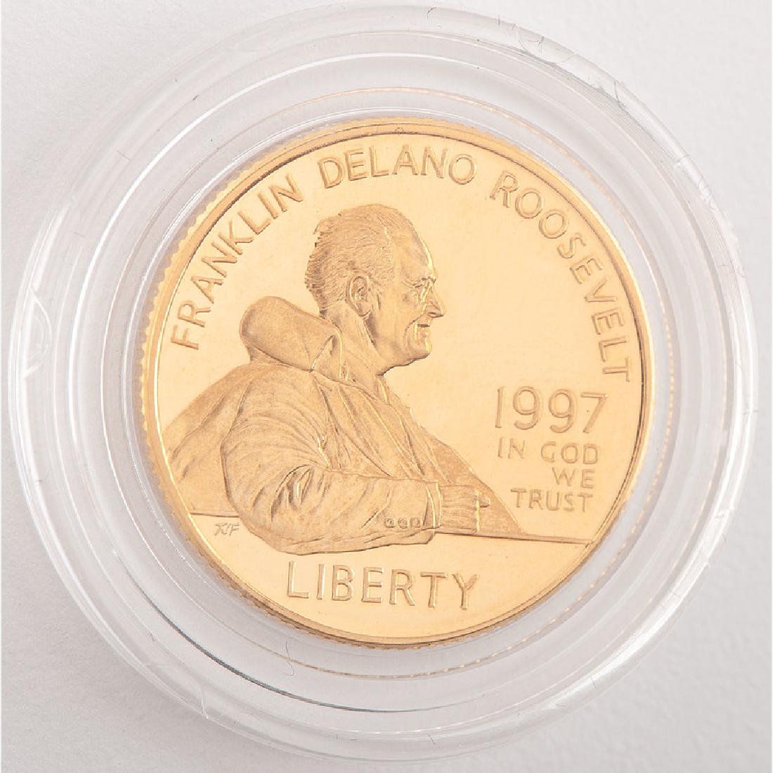 United States Franklin D. Roosevelt Gold $5 1997 W,