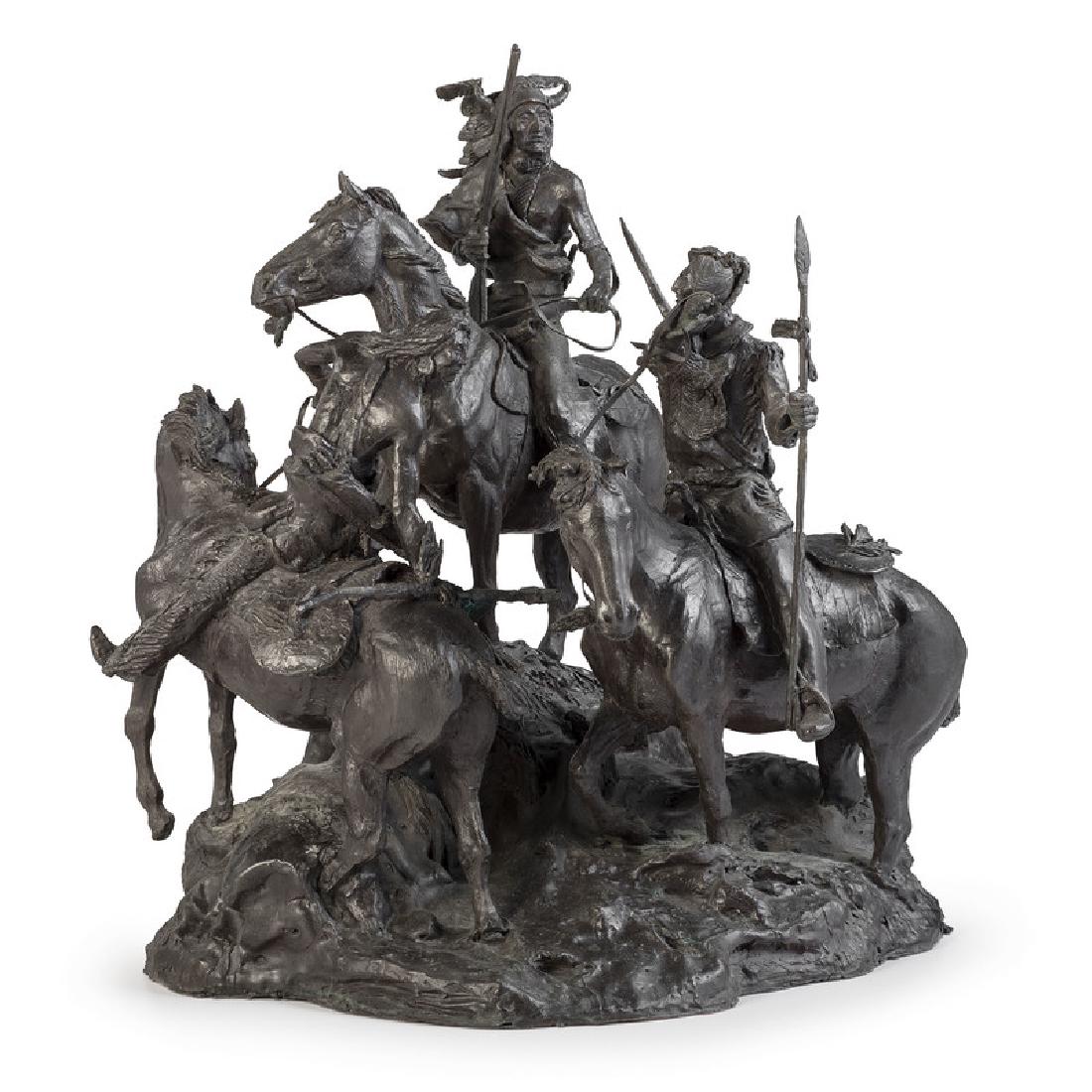 Rusty Phelps (american, B. 1936) Bronze Sculpture