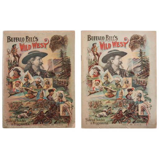 Buffalo Bill Wild West Programs For 1892, 1895, And