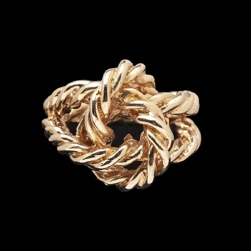 14k Gold Knot Ring