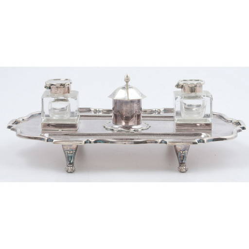 Sheffield Plate Inkstand