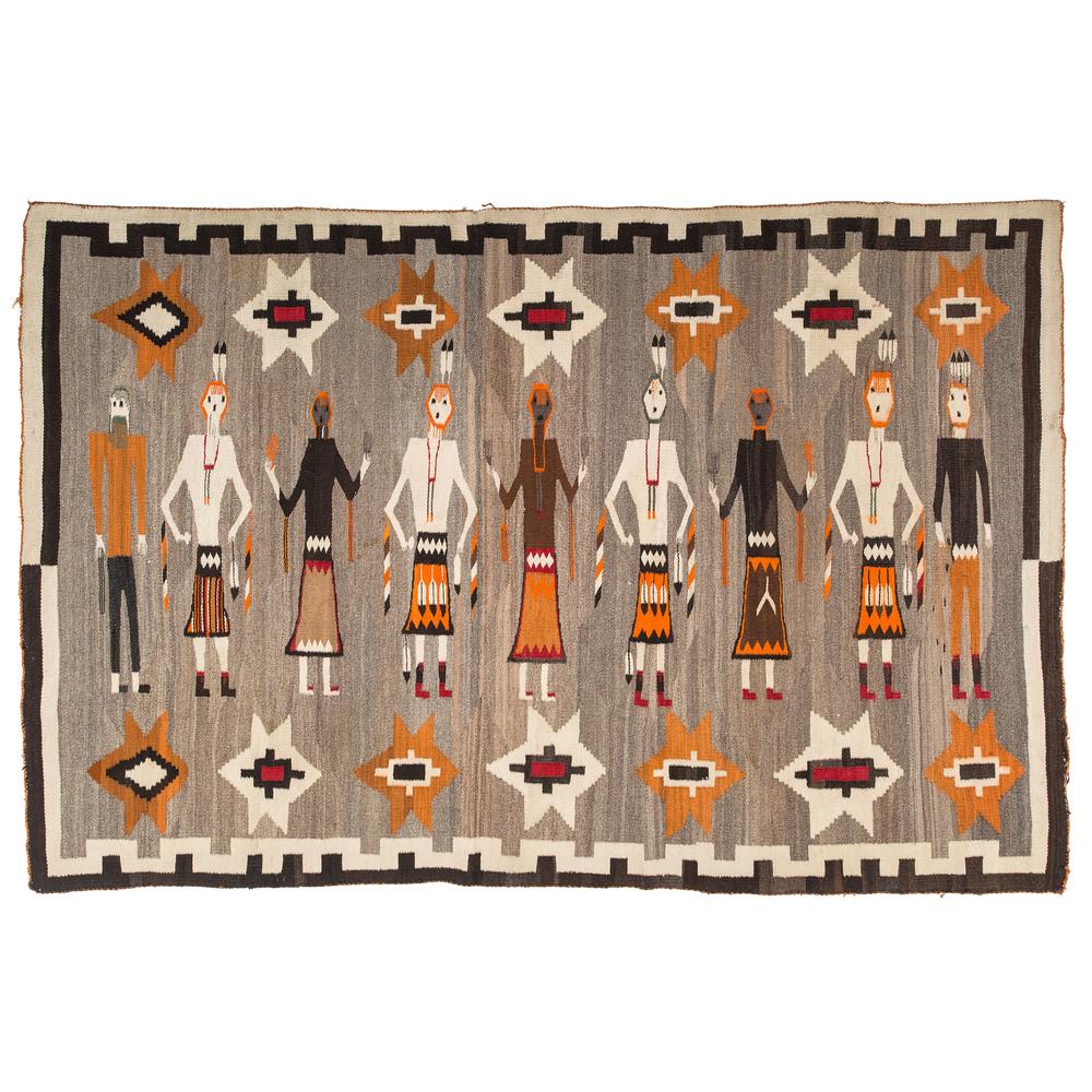 Navajo Yeibichai Weaving / Rug - Oct 11, 2019 | Cowan's Auctions in OH