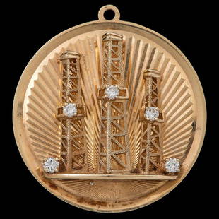 Dankner 14k Gold "racing Horses" Living Charm