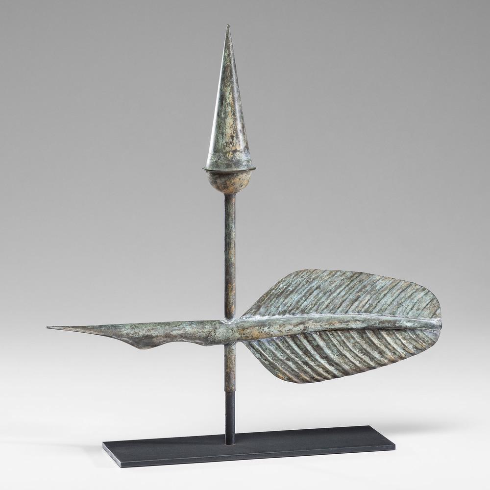 A Molded Copper Quill Weathervane - Mar 19, 2020 | Cowan's Auctions in OH