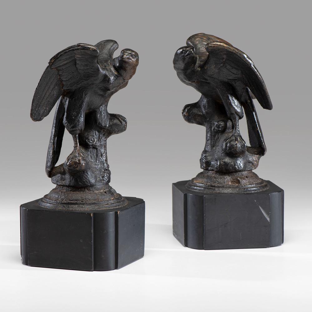 A Pair of Cast Iron Eagle Hitching Post Finials - Mar 19, 2020 | Cowan ...