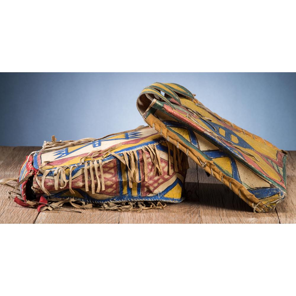Sioux Painted Parfleche Containers, From the Stanley B. - Apr 10, 2020 ...