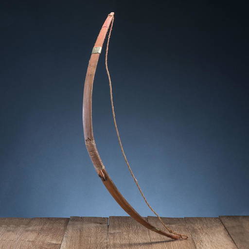 Bannock Sinew Backed Bow With Arrows, Collected By
