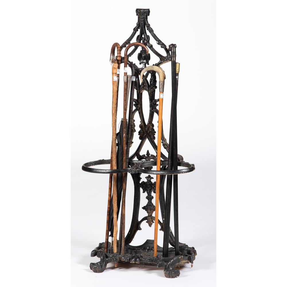 A Cast Iron Cane Stand with Canes - Apr 27, 2020 | Cowan's Auctions in OH