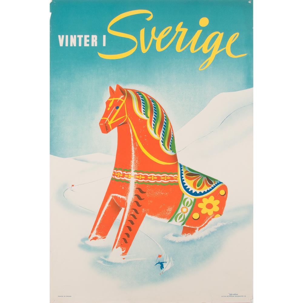 Swedish Winter Travel Posters, Lot of Two - May 14, 2020 | Cowan's ...